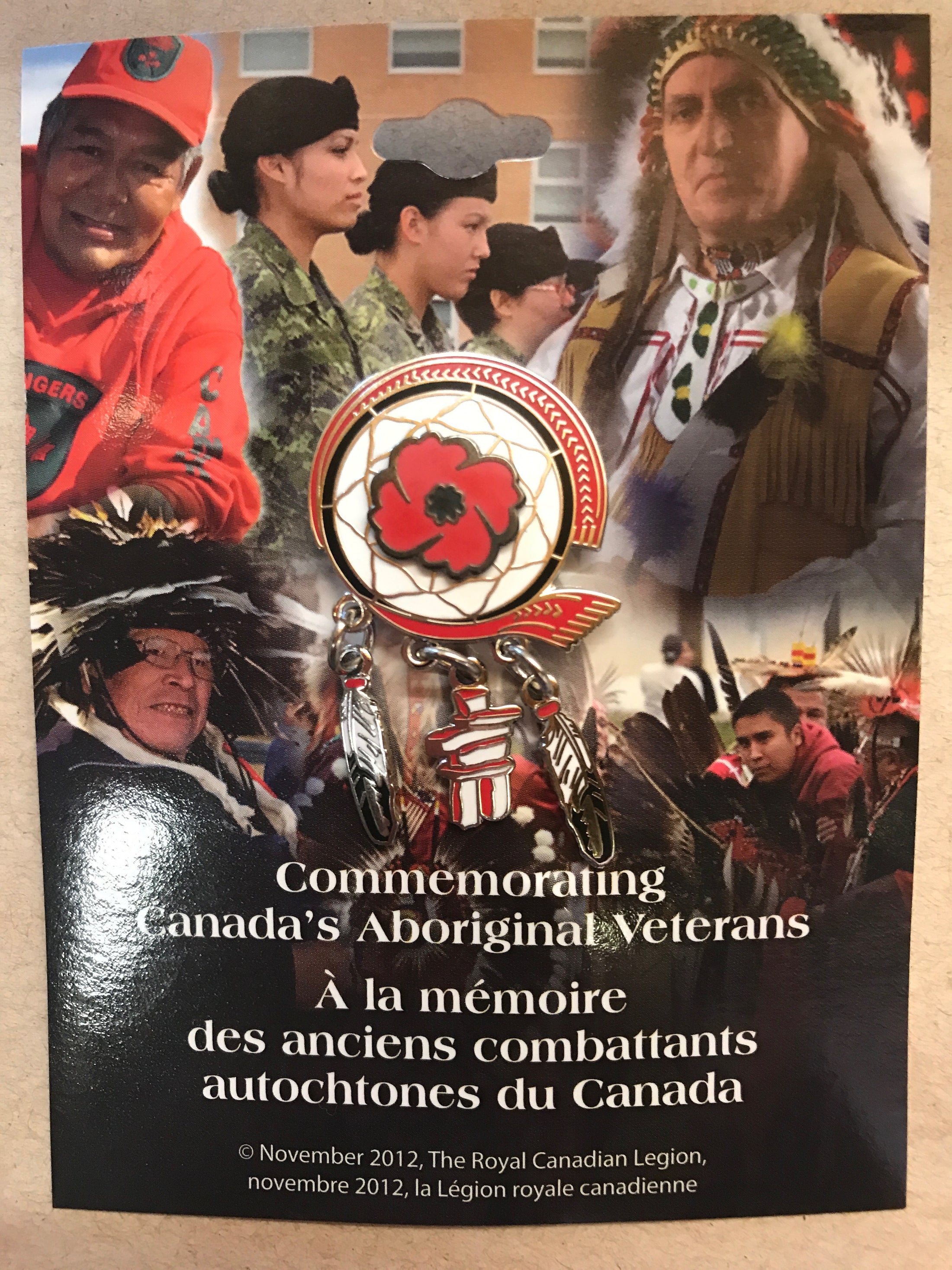 Indigenous Veterans Pin – Whetung Ojibwa Centre