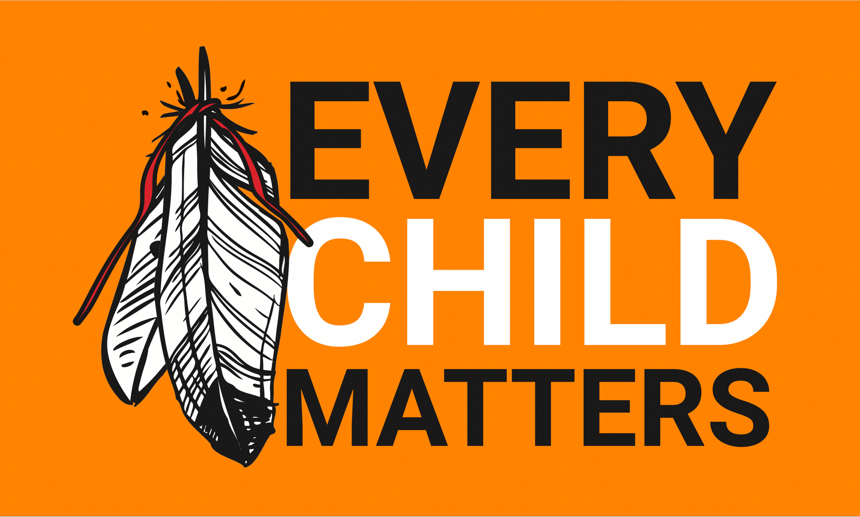 Every Child Matters Flags – Whetung Ojibwa Centre