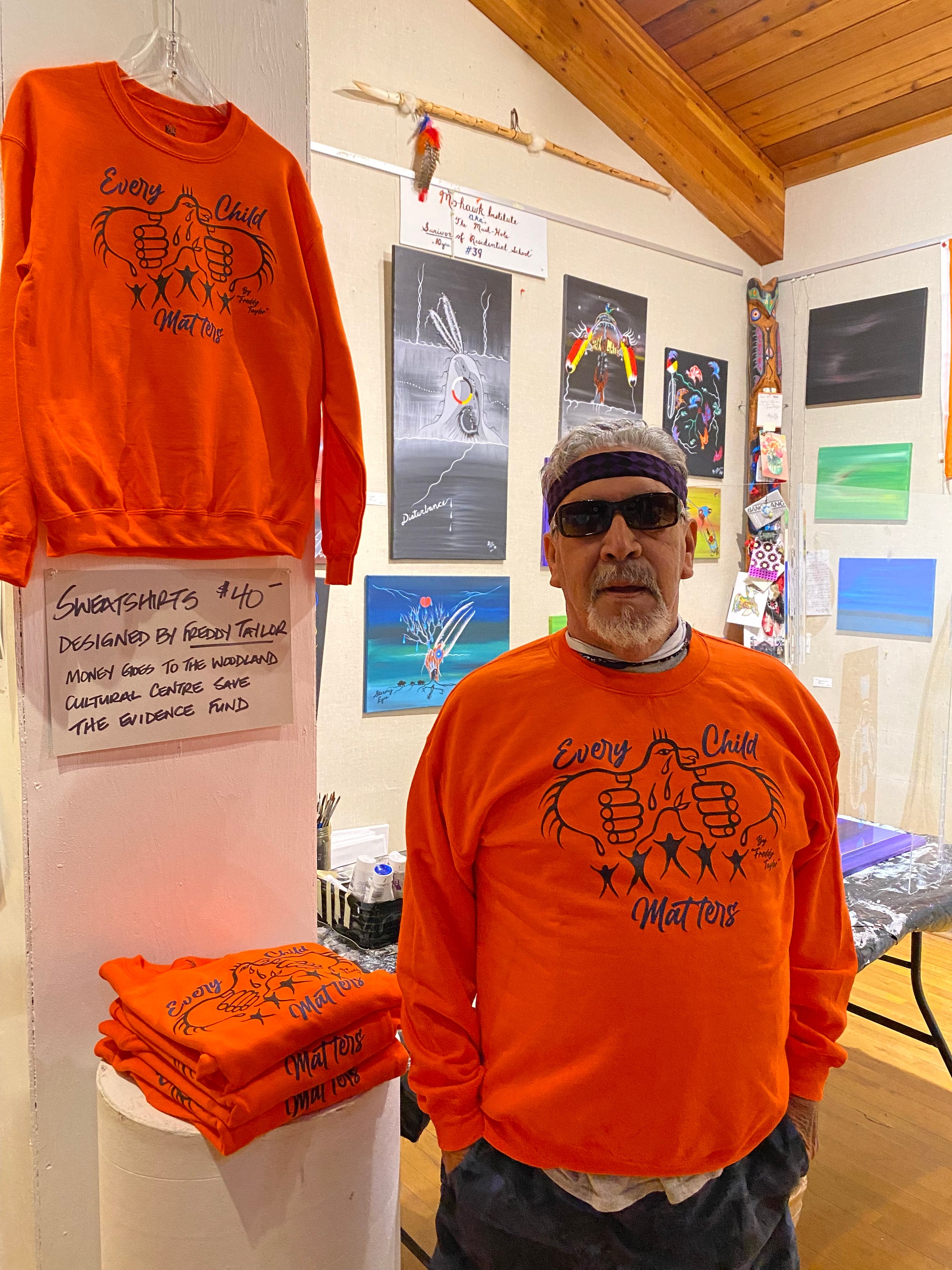 Orange Shirt ‘Every Child Matters’ by Freddy Taylor – Whetung Ojibwa Centre